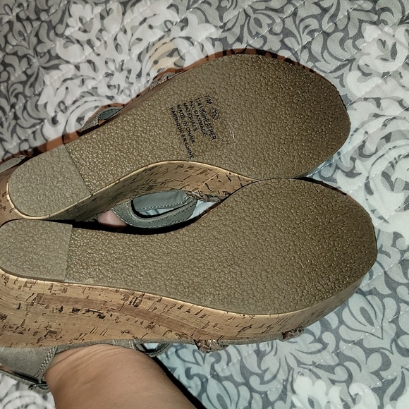 Maurices | Shoes | Nwot Taupe 3 Inch Wedge Heels | Poshmark